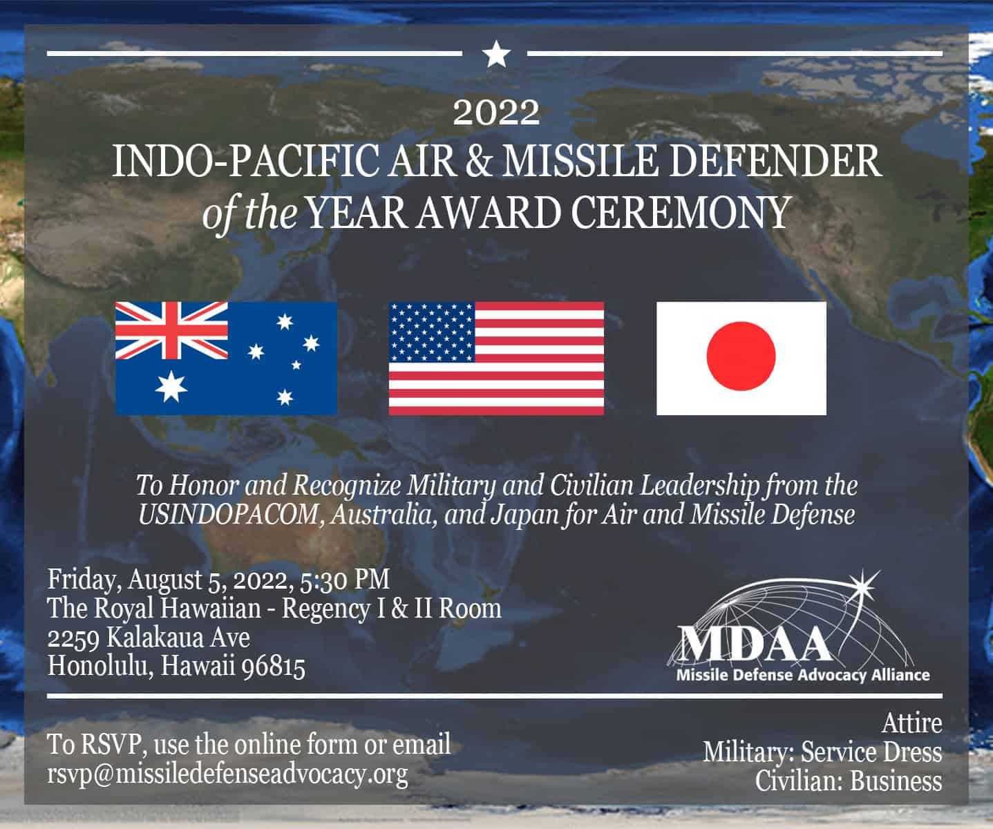 2022 Indo-Pacific Air and Missile Defender of the...