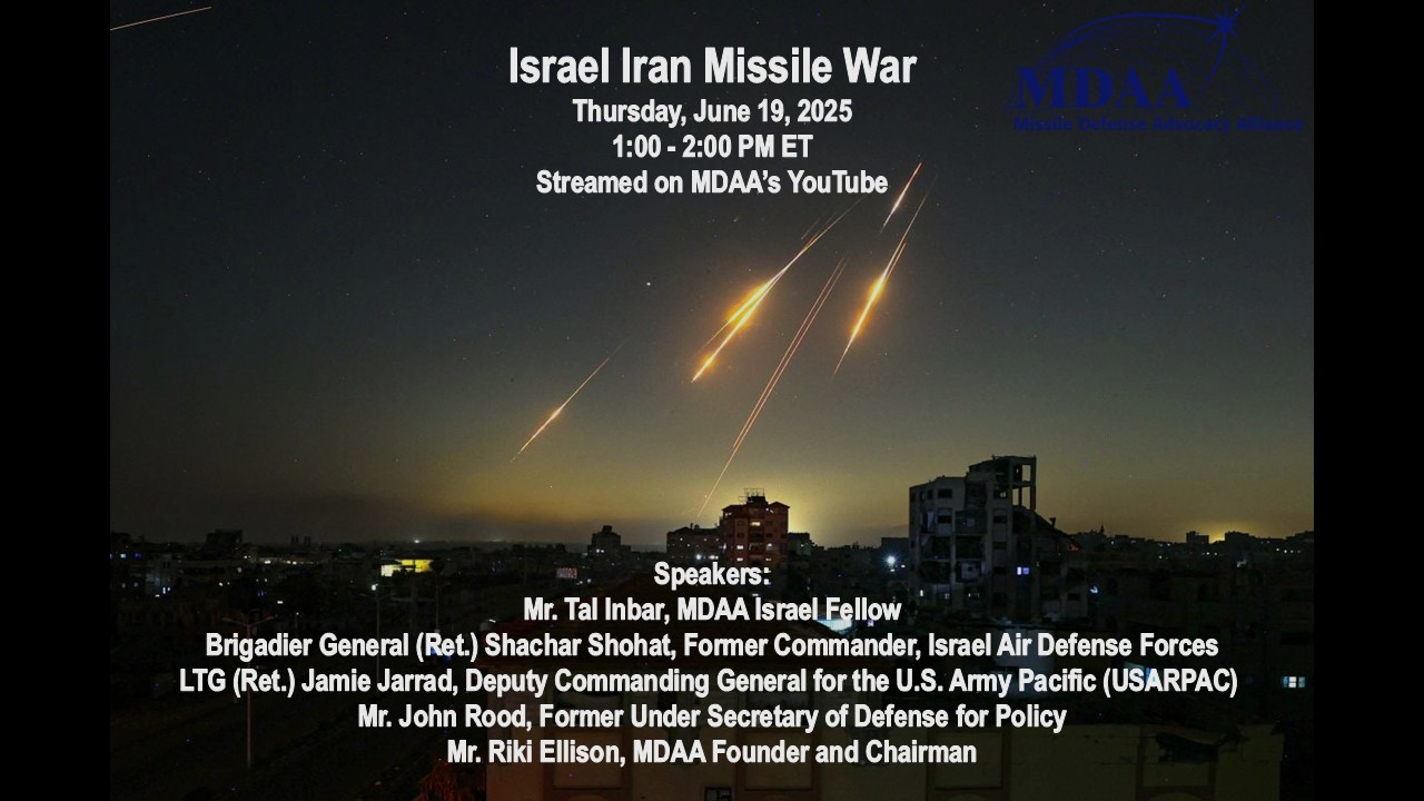 Virtual CRT: Israel Iran Missile War – Missile Defense Advocacy Alliance
